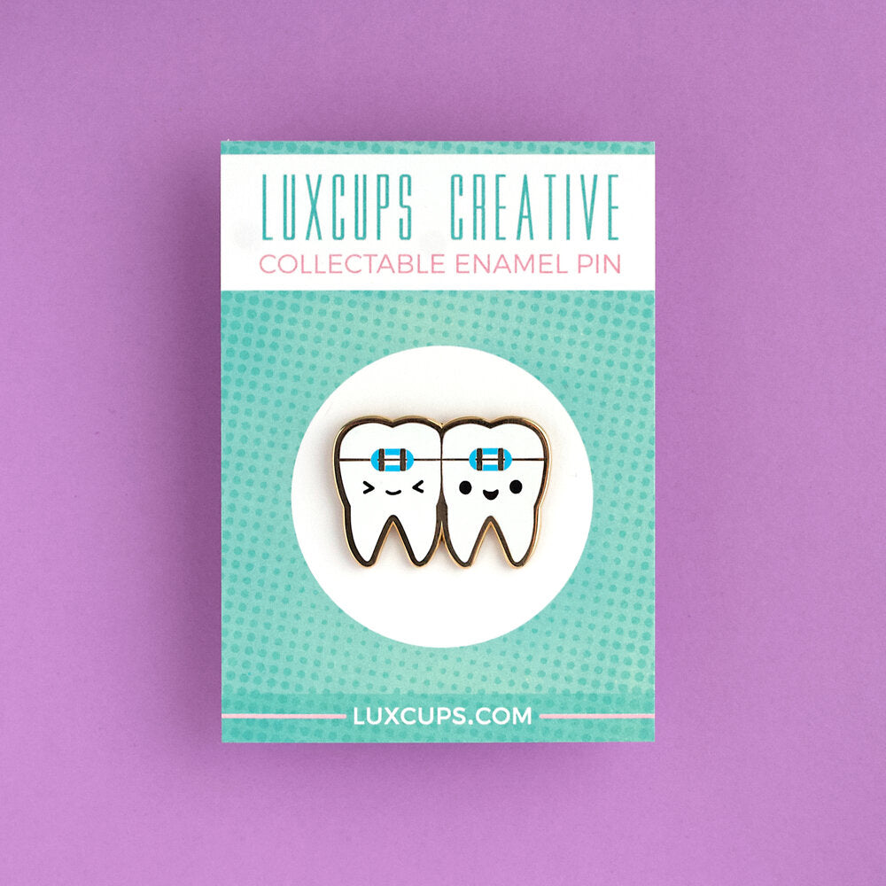 Brace Face Pin Akcrazycollector