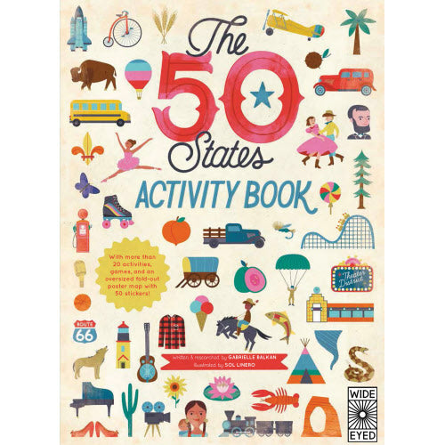 The 50 States: Activity Book: Maps of the 50 States of the USA ...