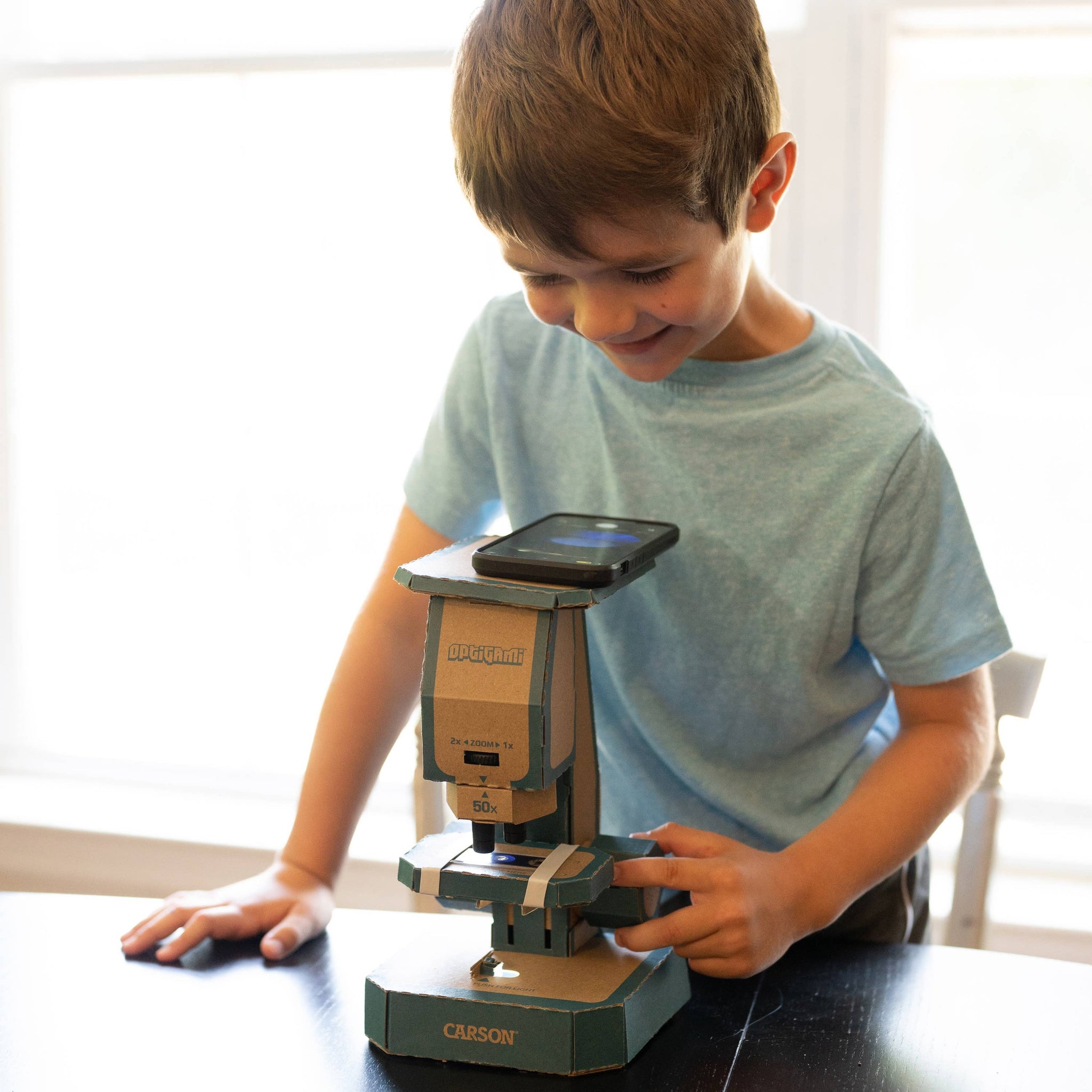 Optigami, Build-Your-Own Microscope, DIY Cardboard STEM Kit ...