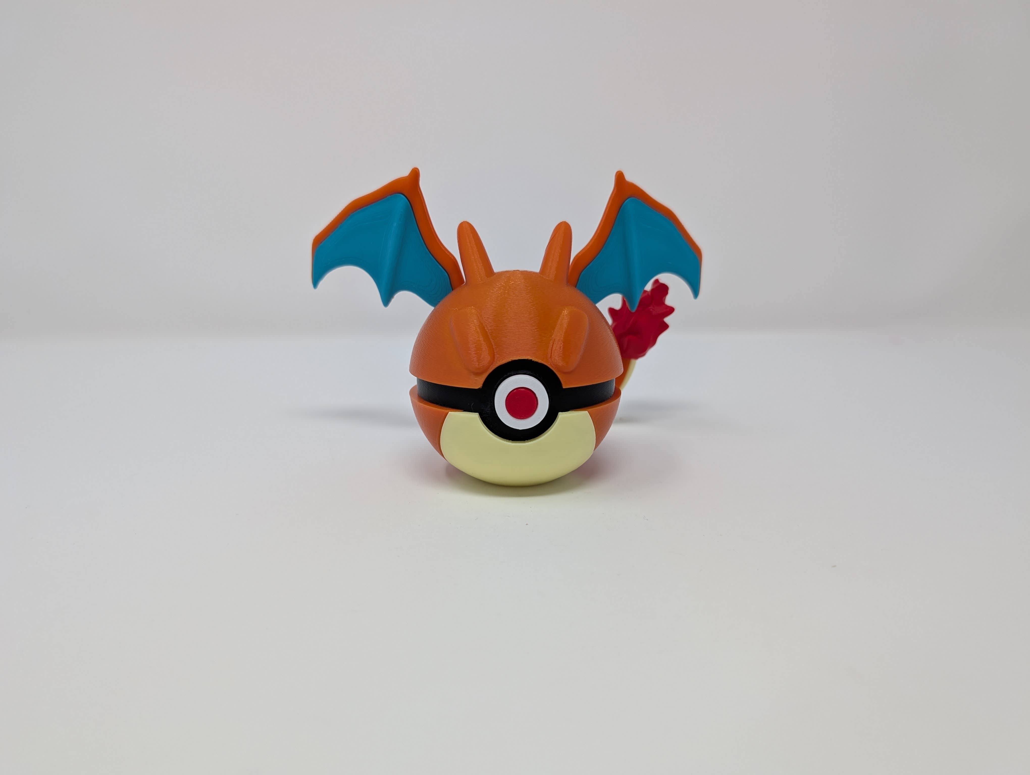 Charizard Style Pokeball – AkCrazyCollector