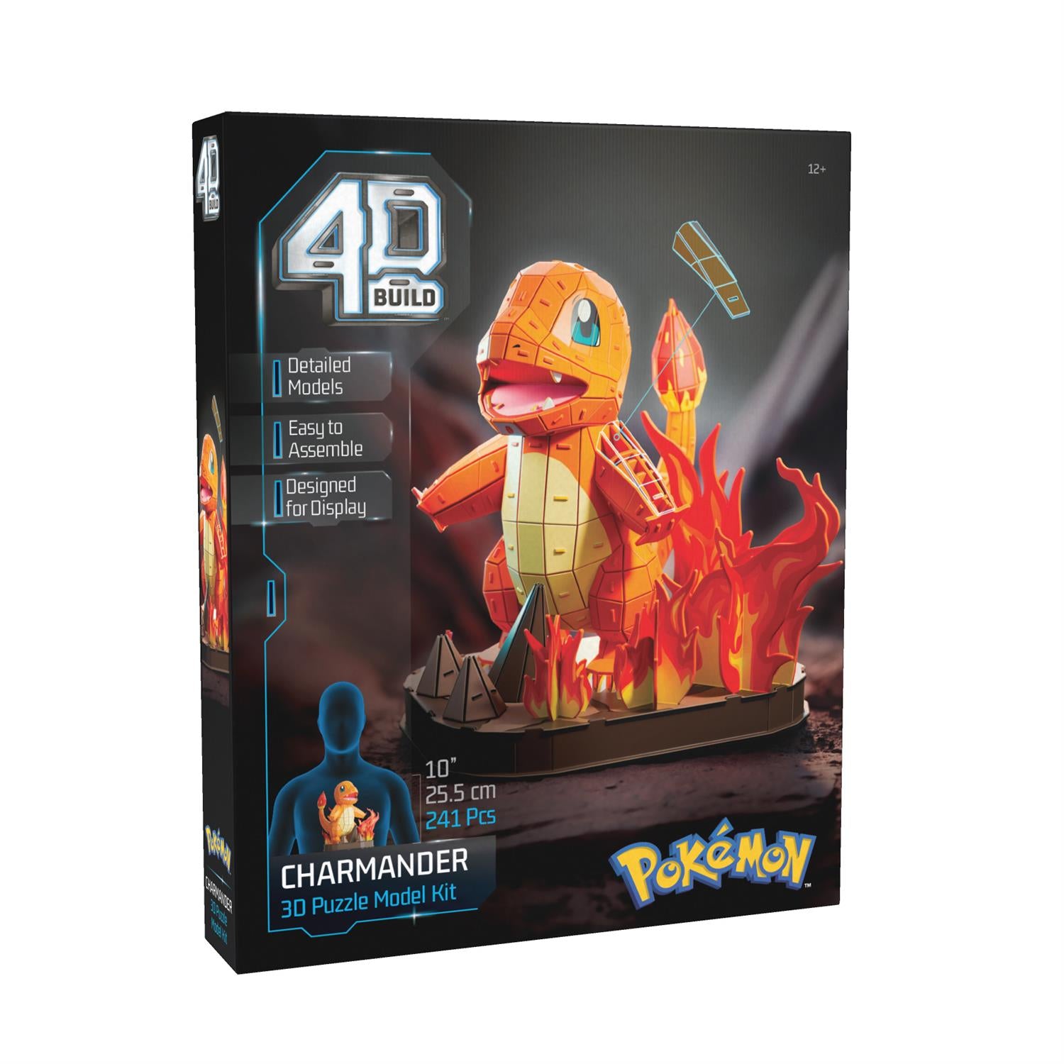 4D Build, Pokemon Charmander 3D Model Kit – AkCrazyCollector