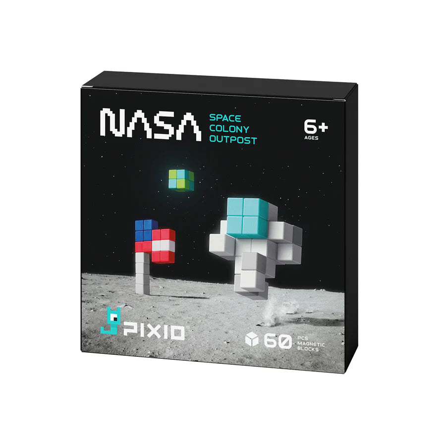 PIXIO NASA Space Colony Outpost - 60 Magnetic Blocks – AkCrazyCollector