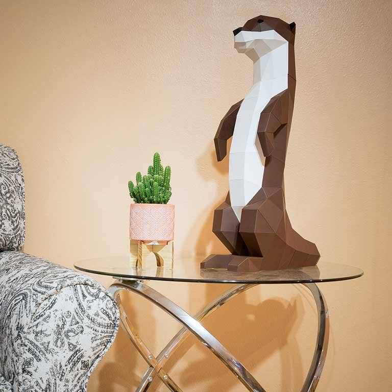 Otter 3D PaperCraft Origami Model – AkCrazyCollector